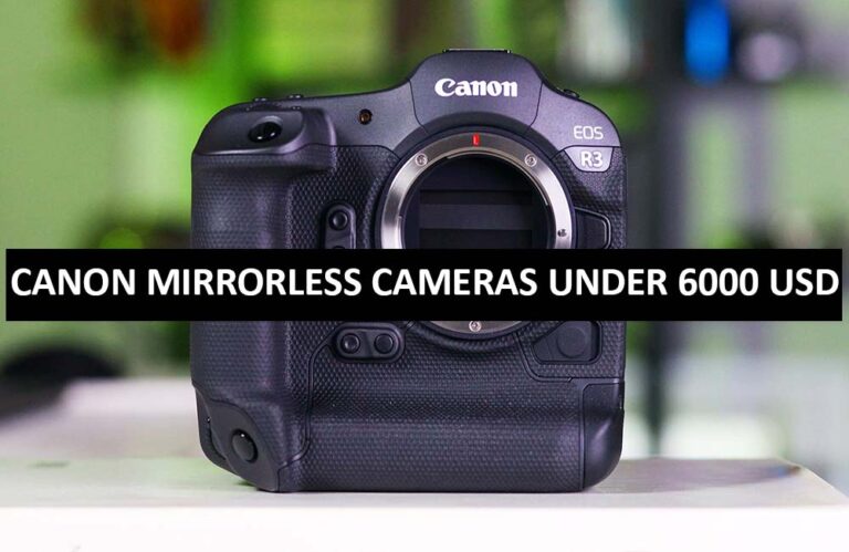 Canon Mirrorless Cameras Under 6000 Dollars in USA - Canon Mirrorless ...